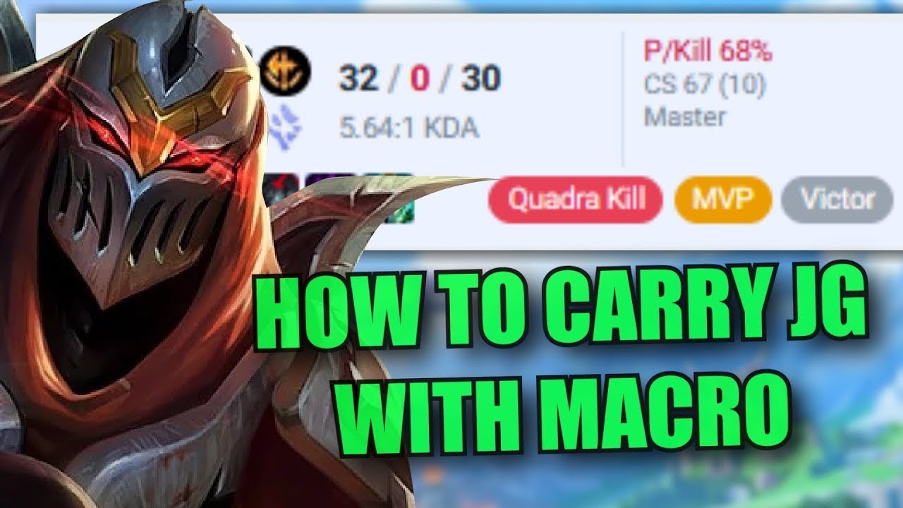 How to ZED JG when enemy jg starts opposite side - YouTube