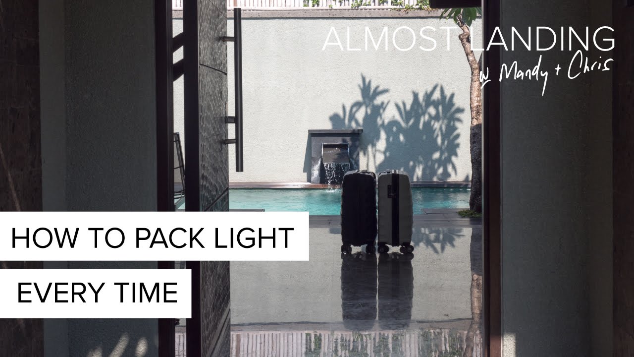 How To Pack Light Every Time (and why you should break the rules) - YouTube