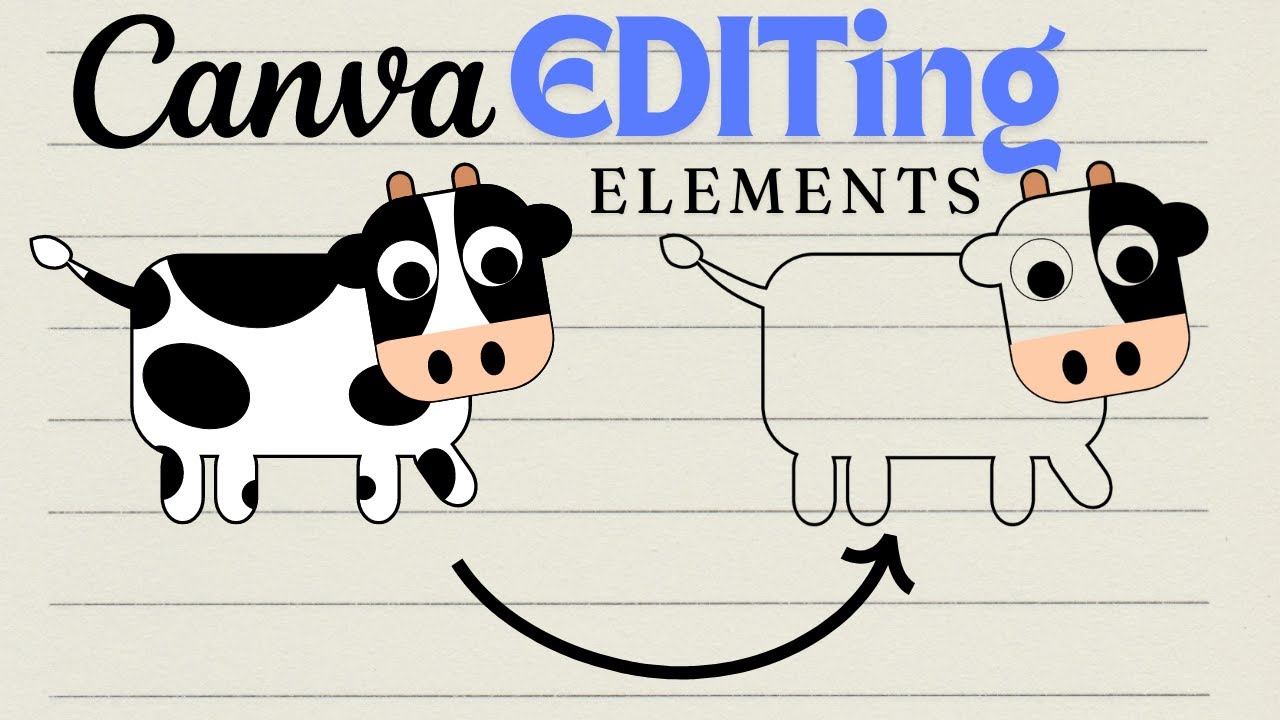 How to Edit Canva Elements | Canva Tutorial - YouTube