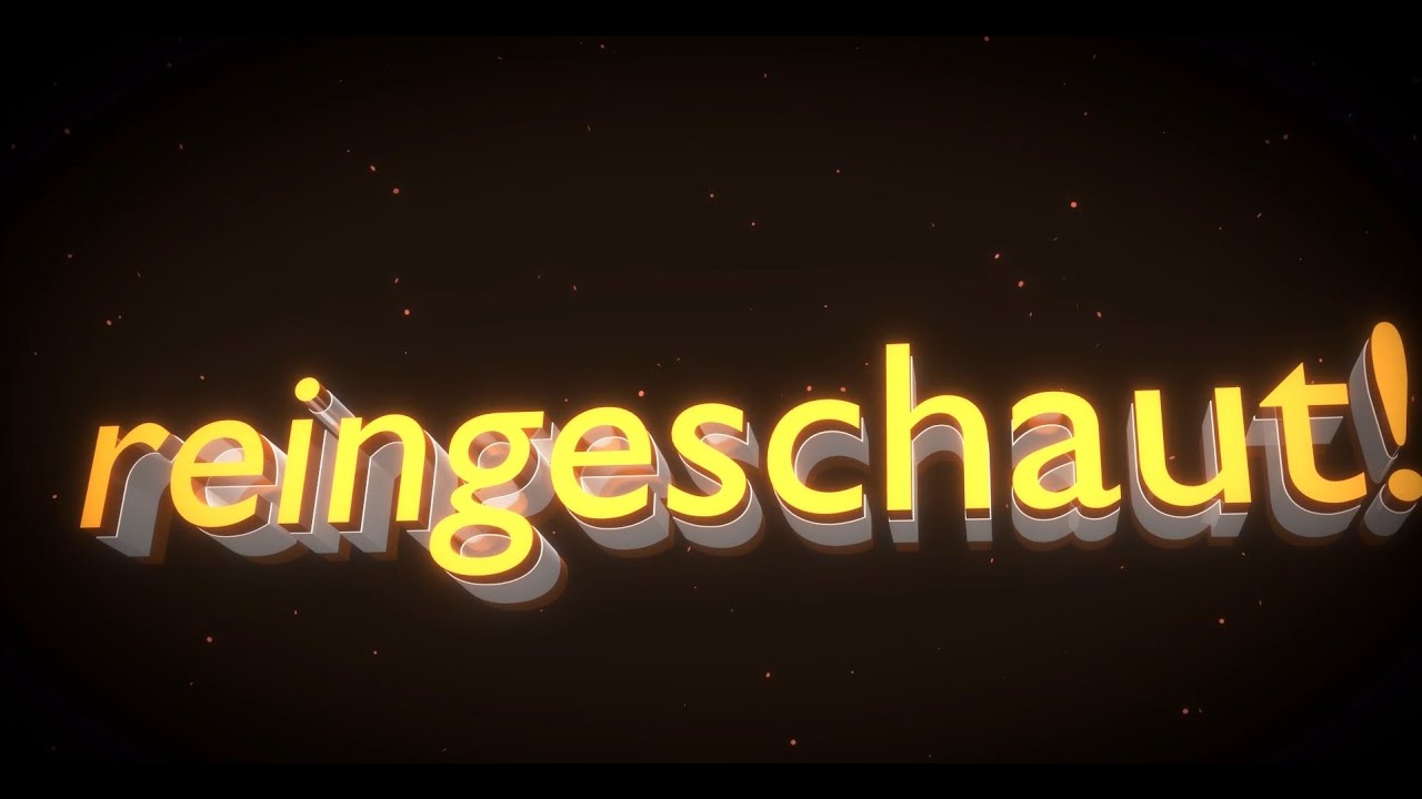 " reingeschaut! " - mein Kanal - YouTube