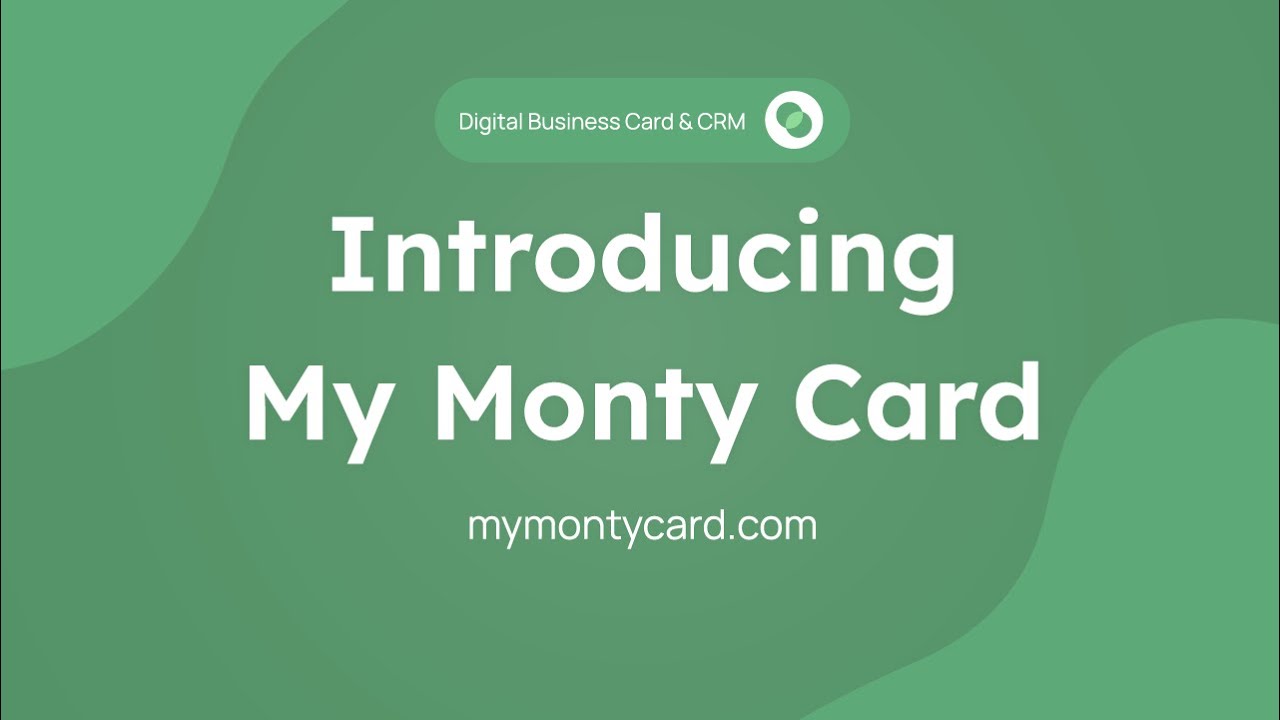 Meet My Monty Card - YouTube