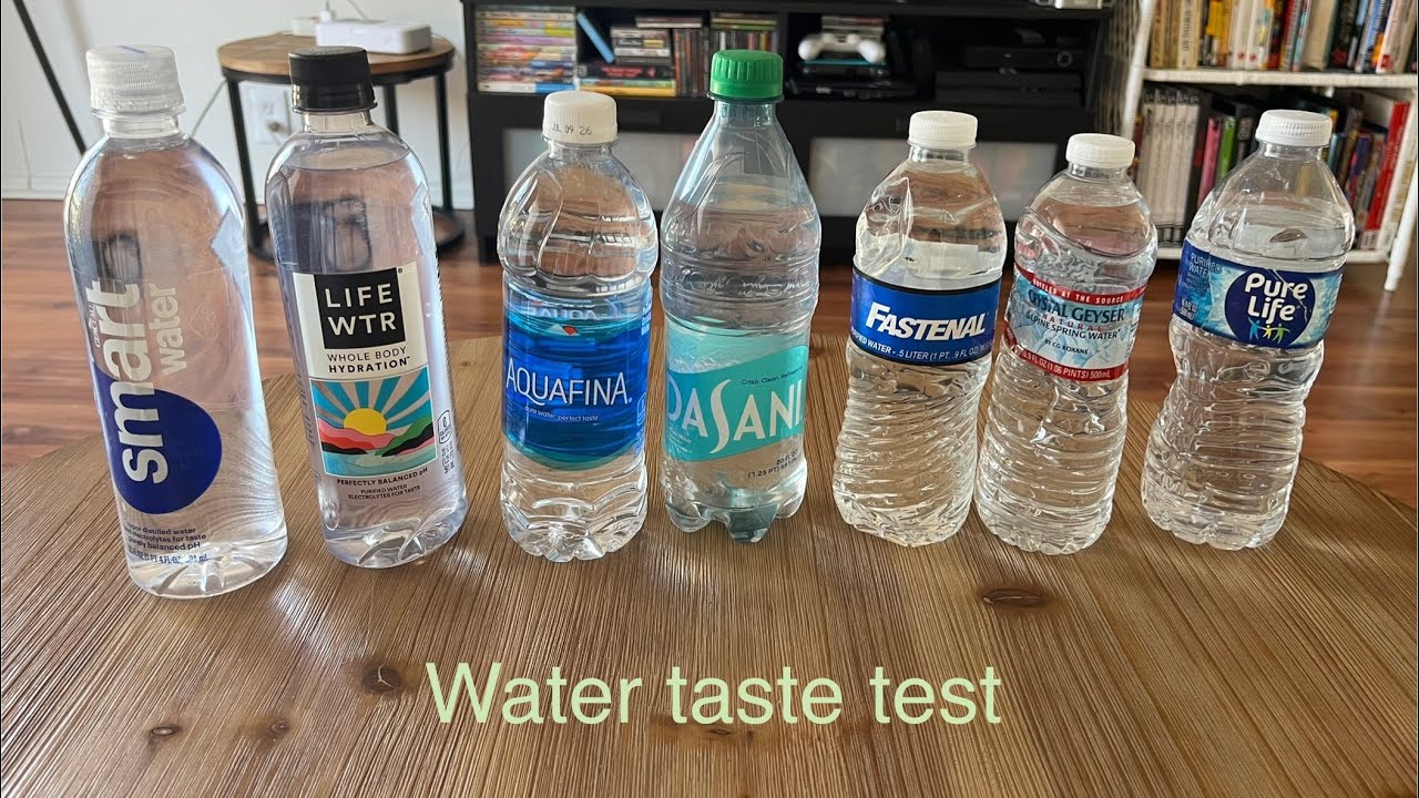 Water tasting - YouTube
