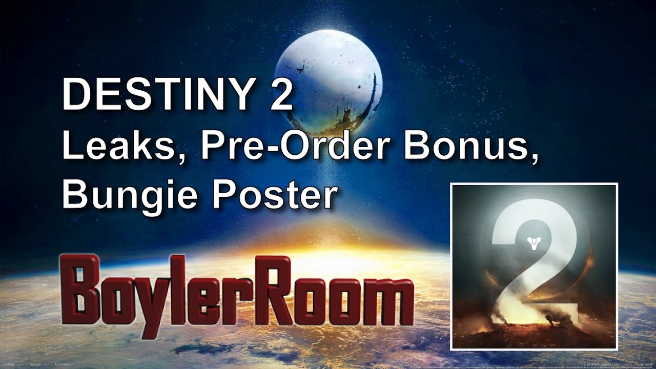 Destiny 2 - Leaks, Pre-Order Bonuses, Bungie Confirmation - YouTube