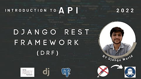 Django Rest Framework For Beginners - YouTube