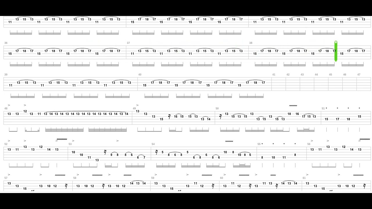 Spider Dance Tab by Undertale + Guitar only + Guitar tab - YouTube