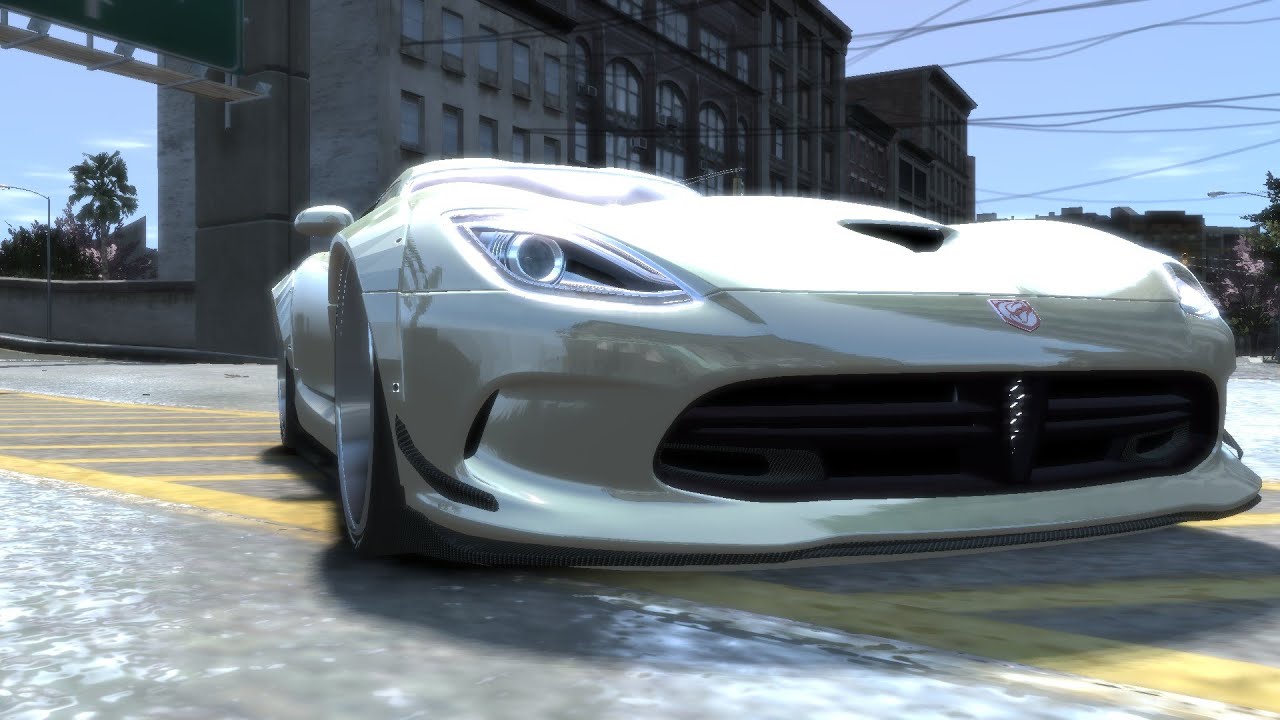 GTA IV DODGE VIPER SRT CRASH TESTING - YouTube