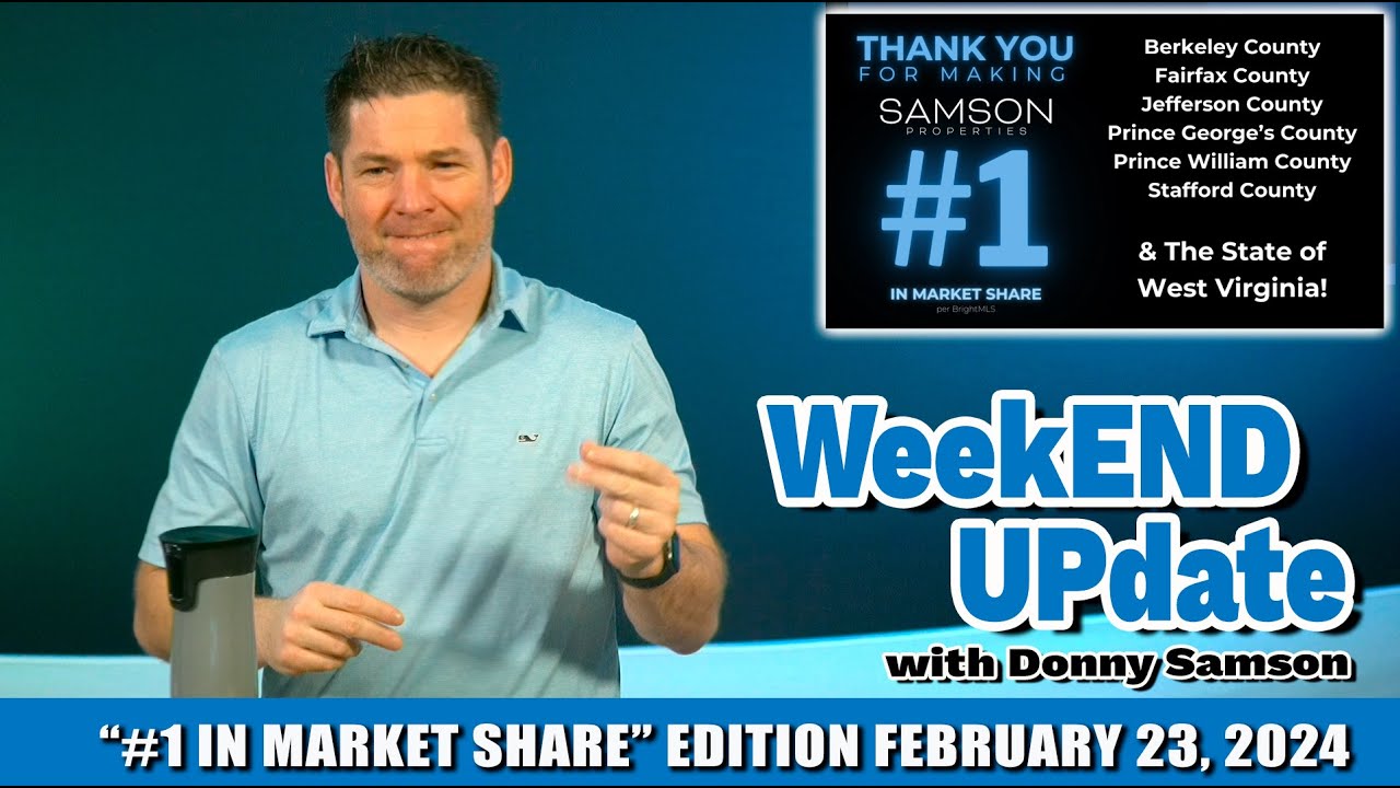 The WeekEND UPdate: "#"1 IN MARKET SHARE" Edition with Donny Samson ...
