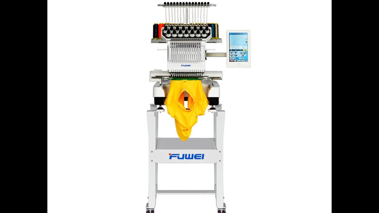Unpacking embroidery Machine FUWEI Embroidery Machine factory Training ...