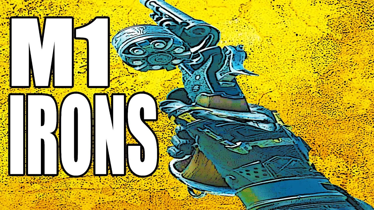call of duty *NEW* m1 irons setup and when to use? - YouTube