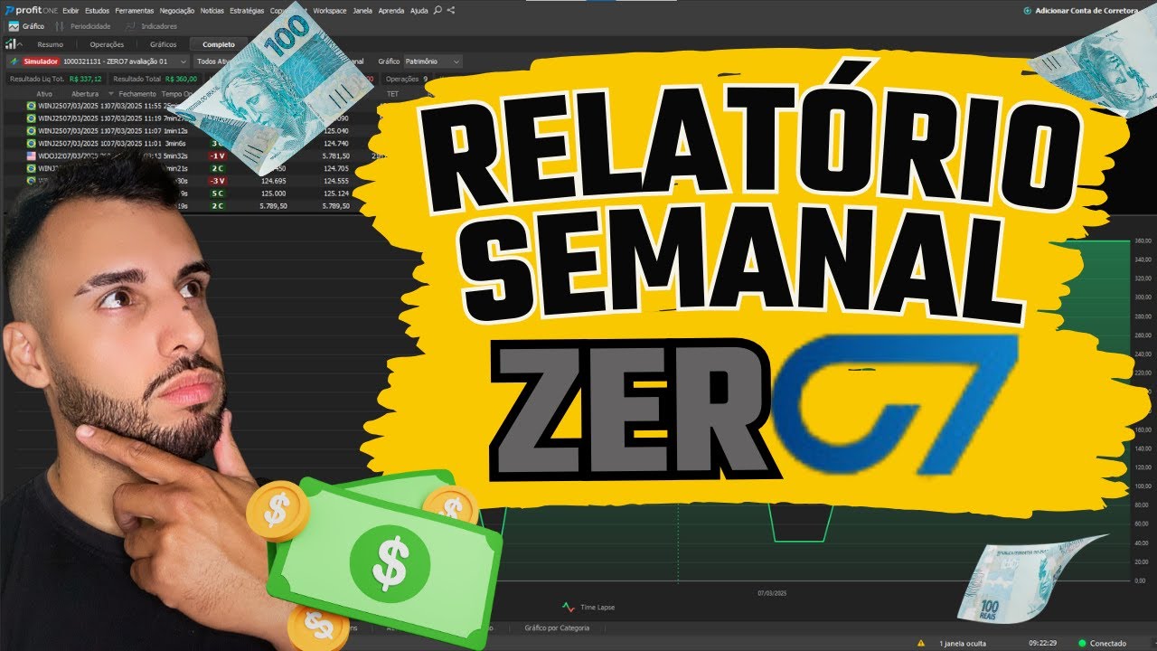 MEU RELATÓRIO SEMANAL NA ZERO7 - MESA PROPRIETÁRIA - YouTube