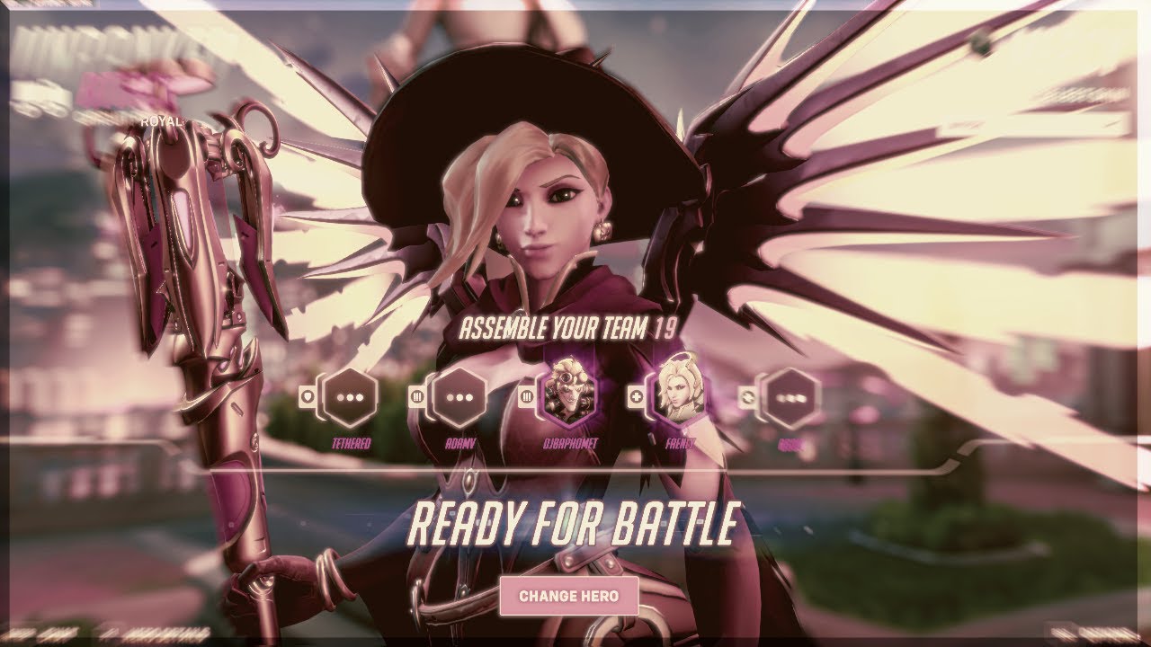 *Pulls Out Barbie Blaster* :0 | Overwatch2 Mercy Main ! QP Clips ༻ ☕ ...