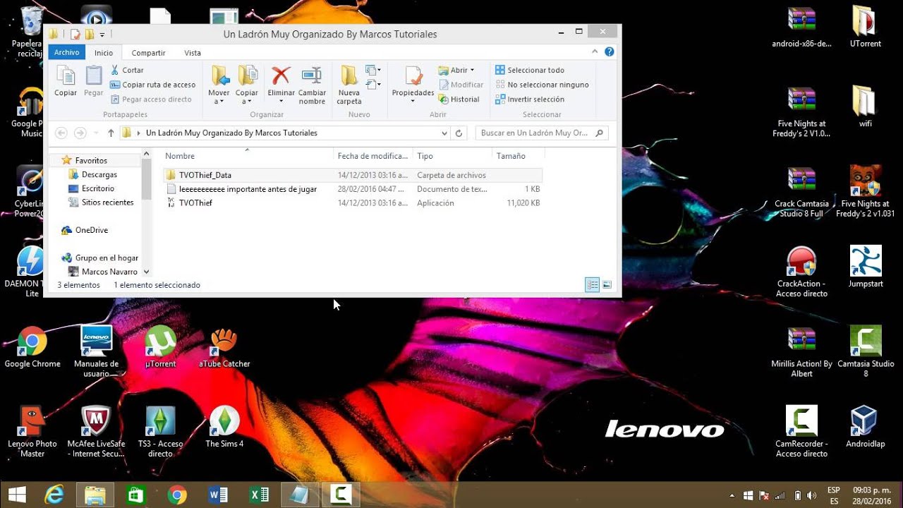 Como descargar Un Ladron Muy Organizado/Marcos Tutoriales PC y Android - YouTube