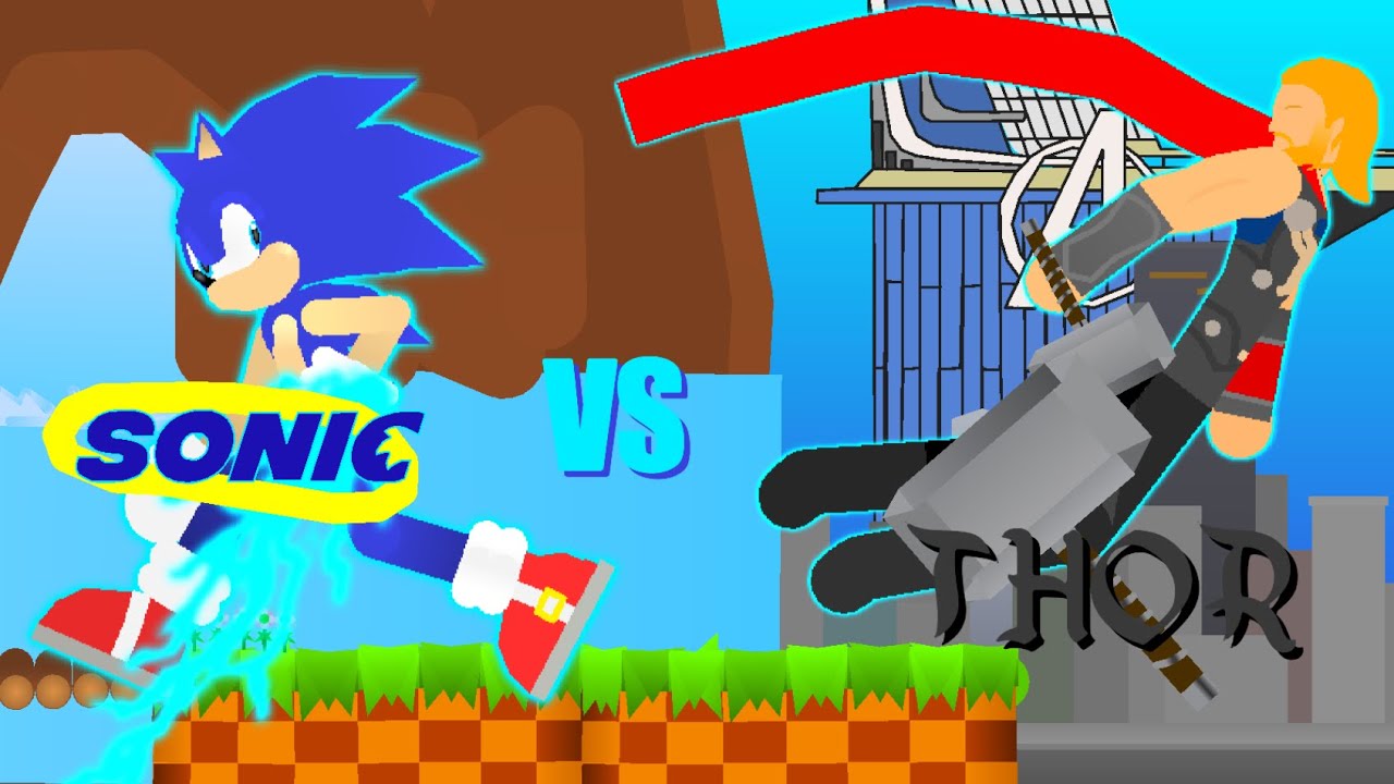 Sonic vs Thor - YouTube
