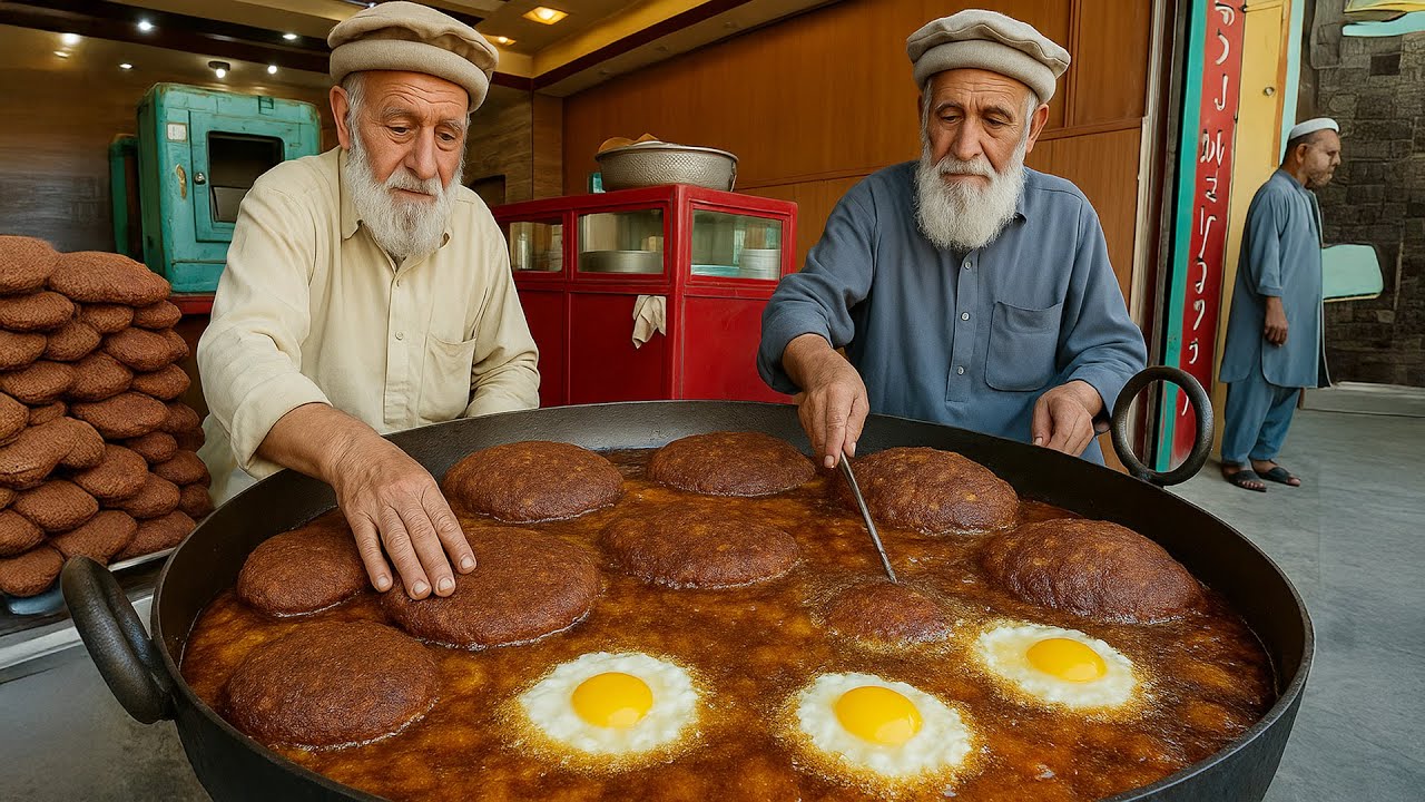 Afghan Most famous Chapli Kebab | Pizza kebab | Eggs Kebab | Street ...