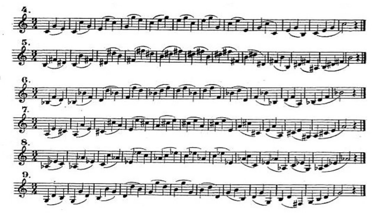 August W. Johanson - RUSSIAN Method for Trumpet - Long Notes 4 to 9 ...