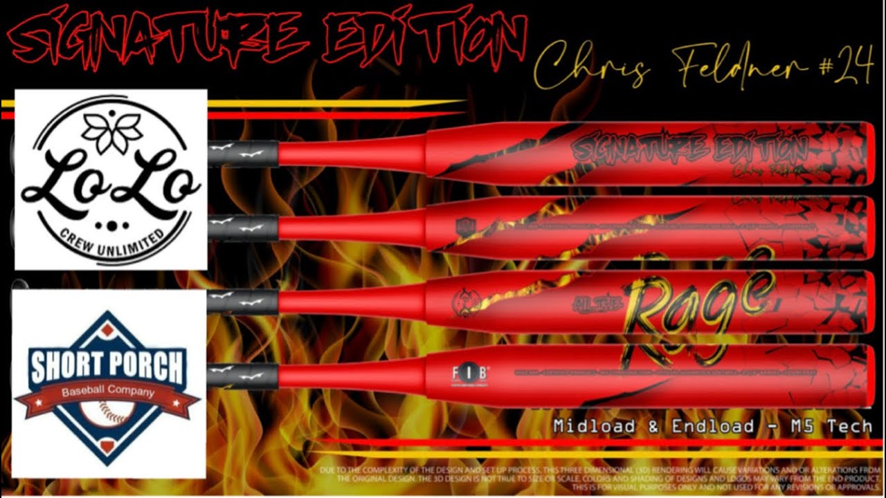 Lolo Crew Unlimited signature bat ALL THE RAGE! MONSTA ATHLETICS M5 vs ...