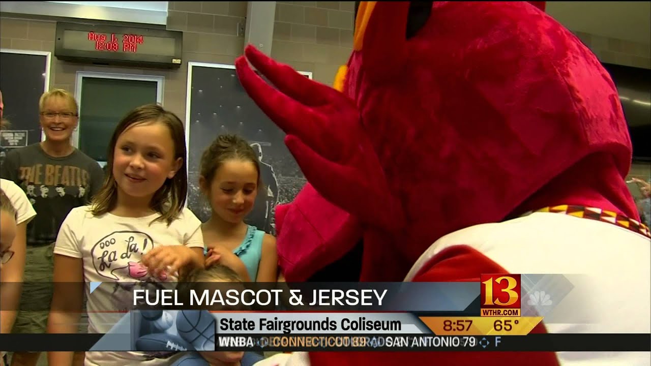 Indy Fuel Mascot Nitro Unveiled - YouTube