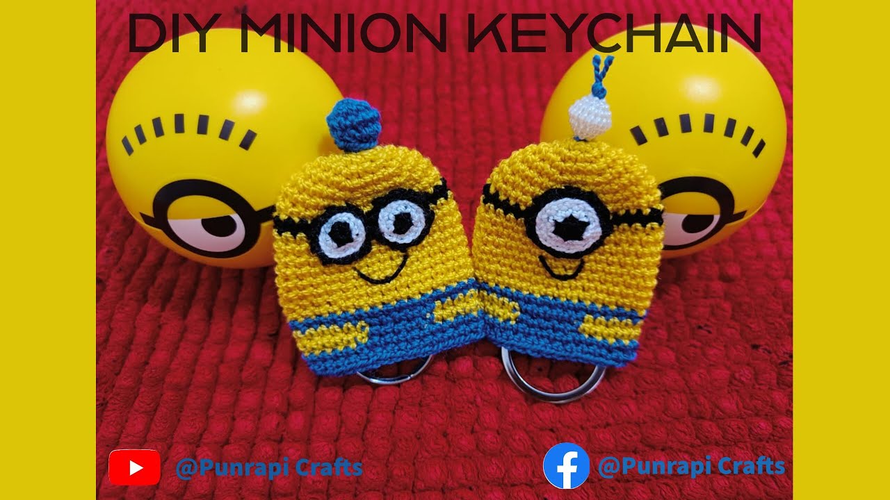 DIY Minion Keychain | Hidden keychain | Beginner friendly tutorial ...