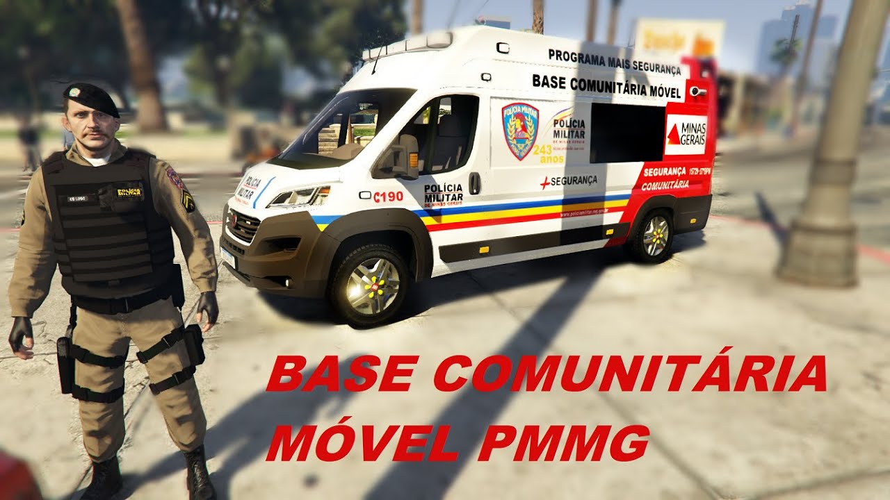 Base comunitária móvel da PMMG para GTA 5 - YouTube
