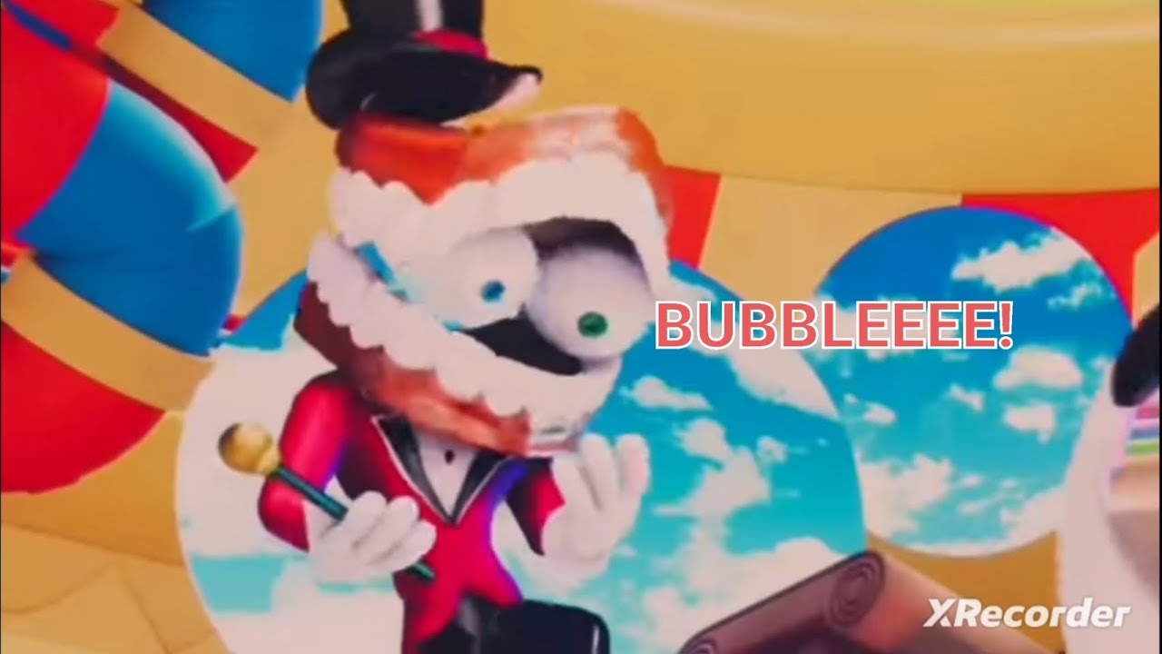 caine explodes bubble saying YOU PARASITE/Caine explota a burbuja diciendo PARASITO - YouTube