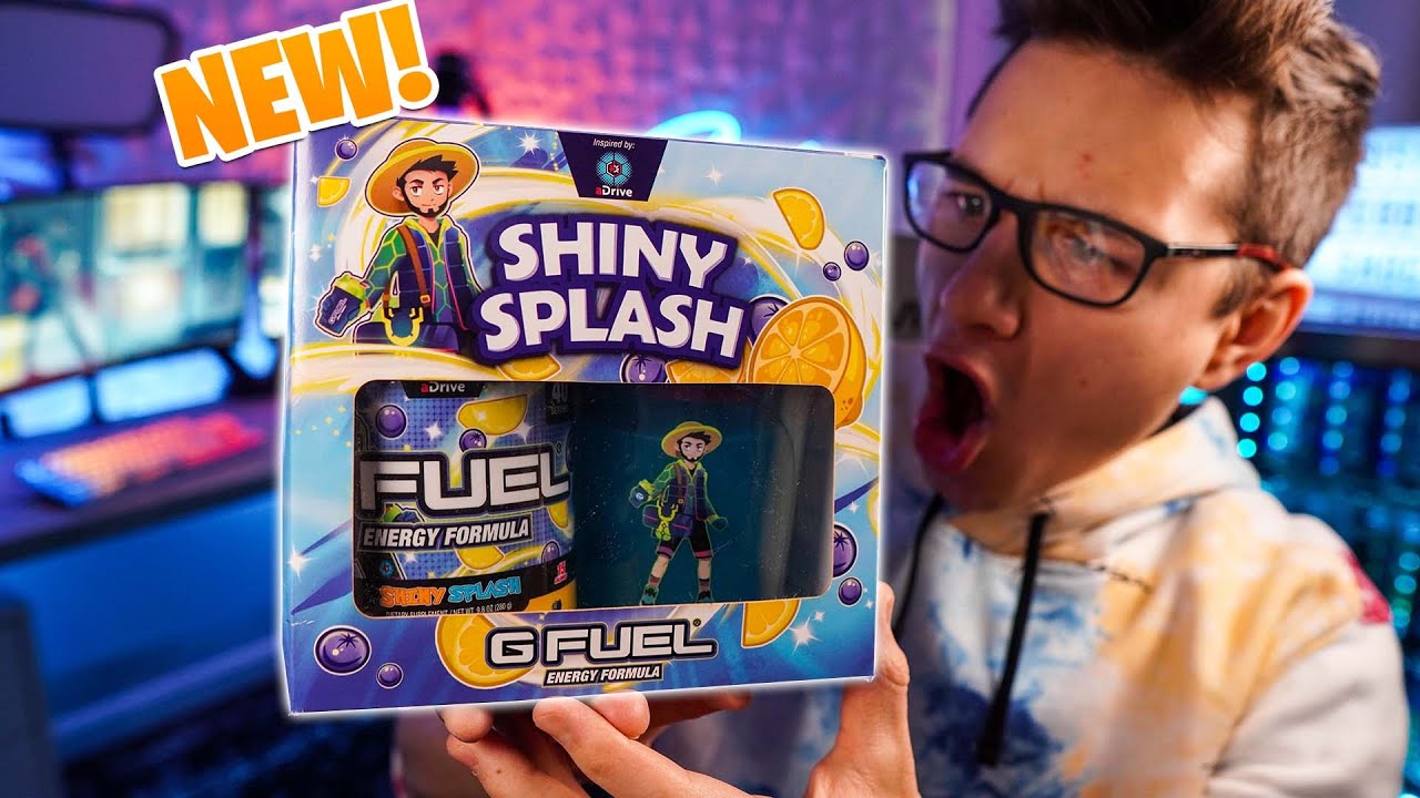 New Shiny Splash GFUEL Flavor Reskin Review! - YouTube