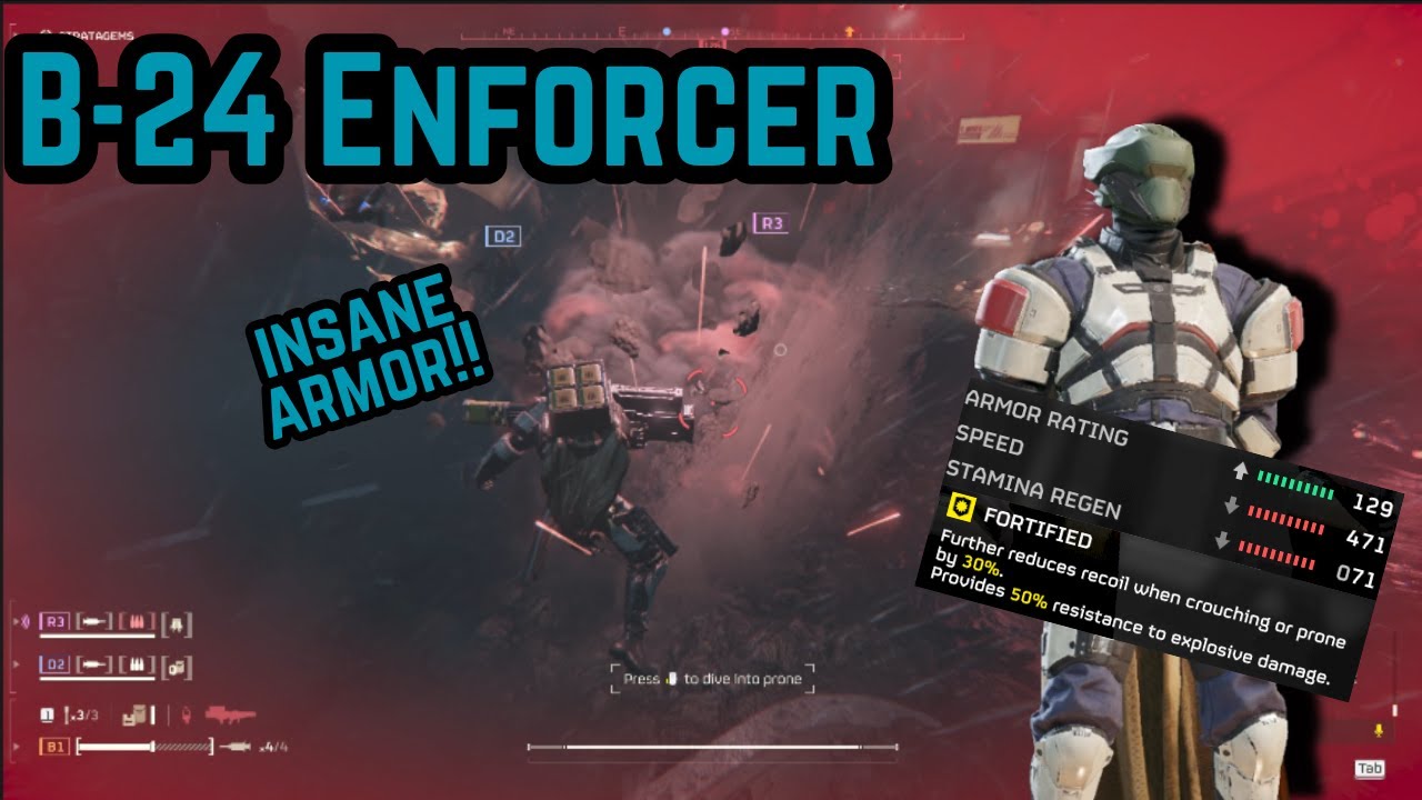 B24 ENFORCER ARMOR IS AMAZING!! | Helldivers 2 #helldivers2 # ...