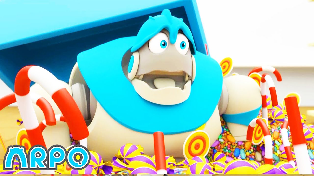 Trapped in CANDY! | ARPO | Rob the Robot & Friends - Funny Kids TV ...