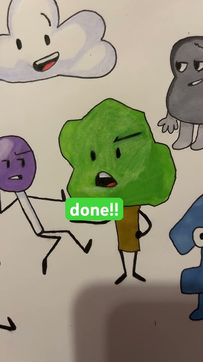 trynna get rid of the hyper fixations with this one 🗣️ #bfdi #bfb #drawing #art - YouTube