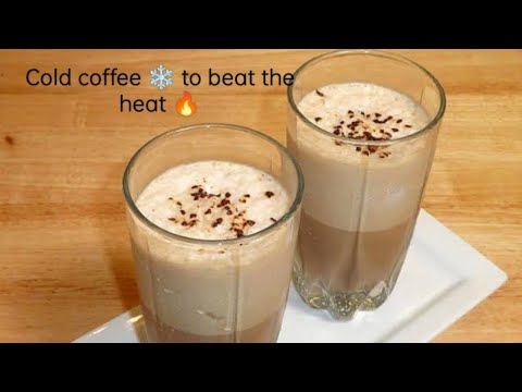 How to make simple cold coffee ️ without cream | SUMMER CHILLS - YouTube