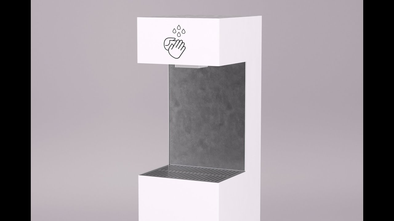 SaniStation - Automatic, touchless hand sanitizer dispenser - indoor ...