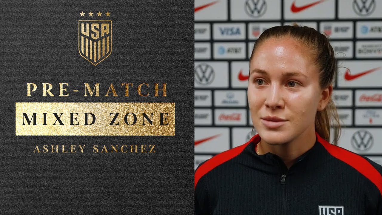 PRE-MATCH MIXED ZONE: Ashley Sanchez | October 26, 2024 - YouTube