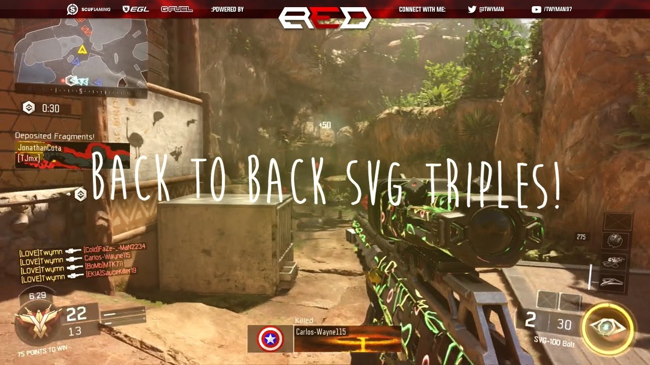Back To Back SVG Triples! (BO3 Highlights) - YouTube