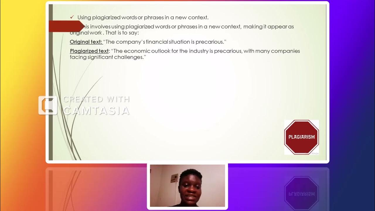 Academic Integrity : Understanding and Avoiding Plagiarism - YouTube