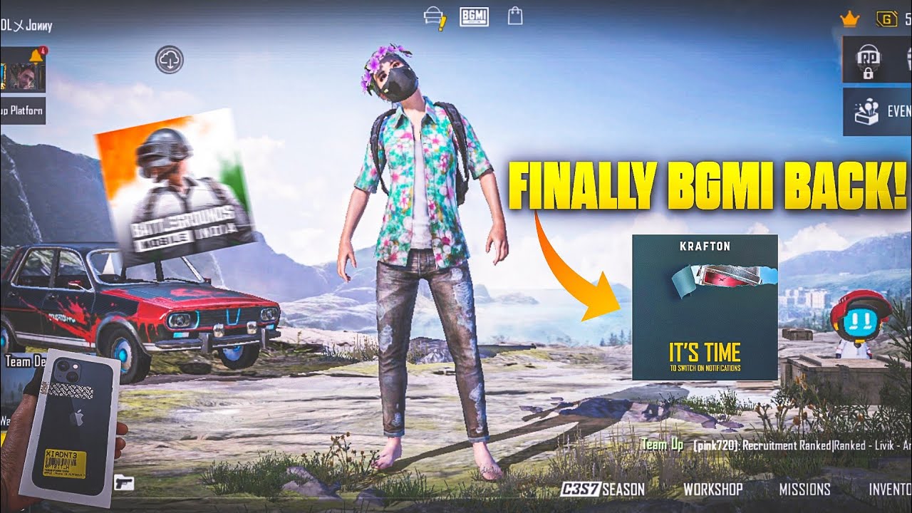Finally Bgmi Back #shorts - YouTube