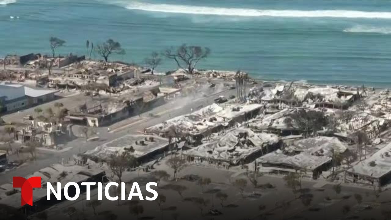 Así quedó este territorio arrasado por incendios en Hawaii | Noticias ...