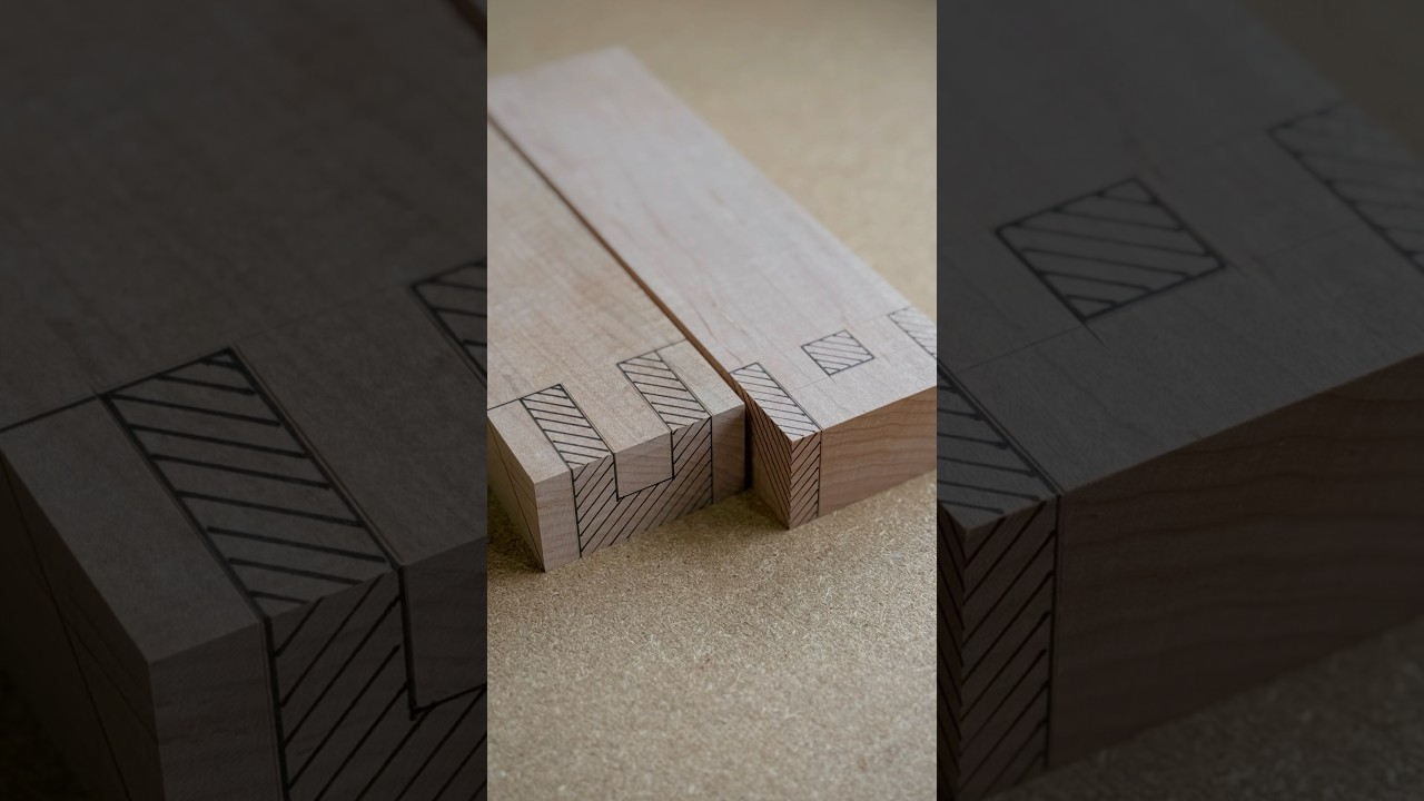 Making a Strong Miter Joint with Hand Tools. #shorts - YouTube