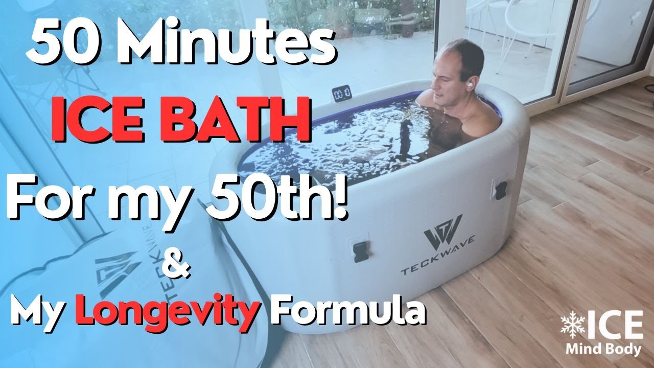 My 50 Minutes Ice Bath Challenge & My Anti-Aging Formula (Diet ...