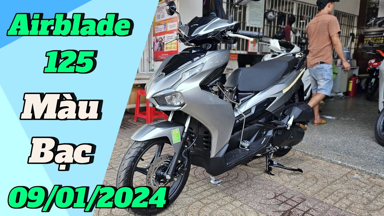 Airblade 125 màu Bạc chuẩn đẹp kèm giá bán mới nhất 10/01/2024 tại CH ...