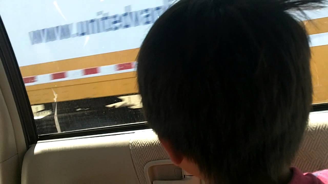 Son trying to signal the truck driver to honk (part1of4) - YouTube