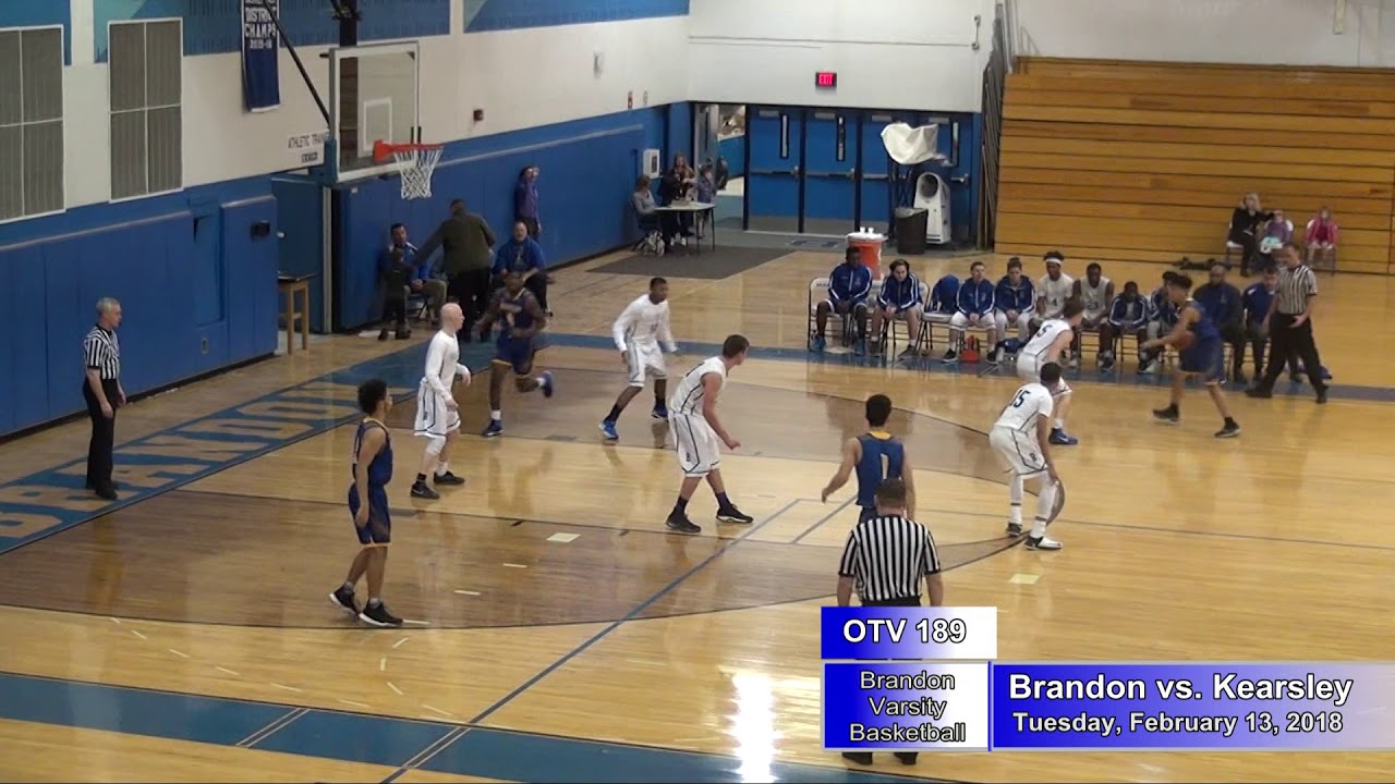2/13/2018 Brandon Men's Varsity Basketball vs Kearsley - YouTube