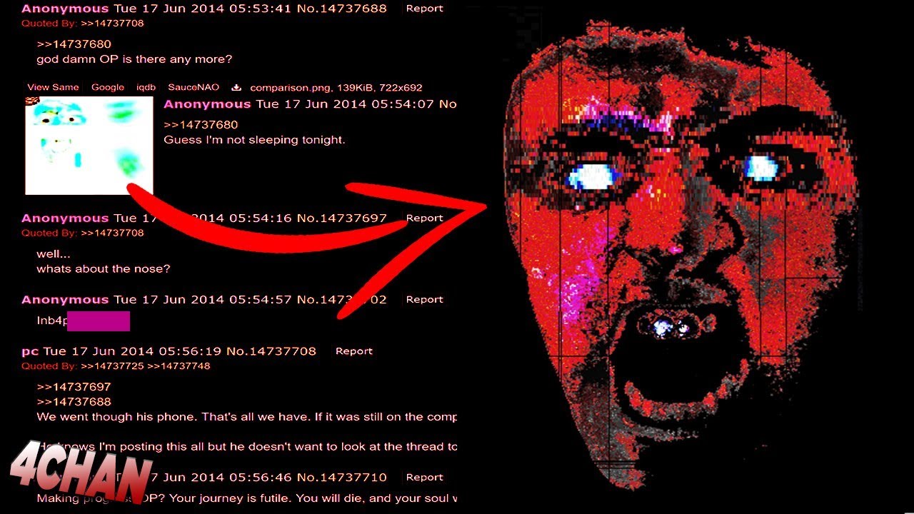 EL GRAN MISTERIO SIN RESOLVER DE 4CHAN | ¿EL ROSTRO DE DIOS? - YouTube