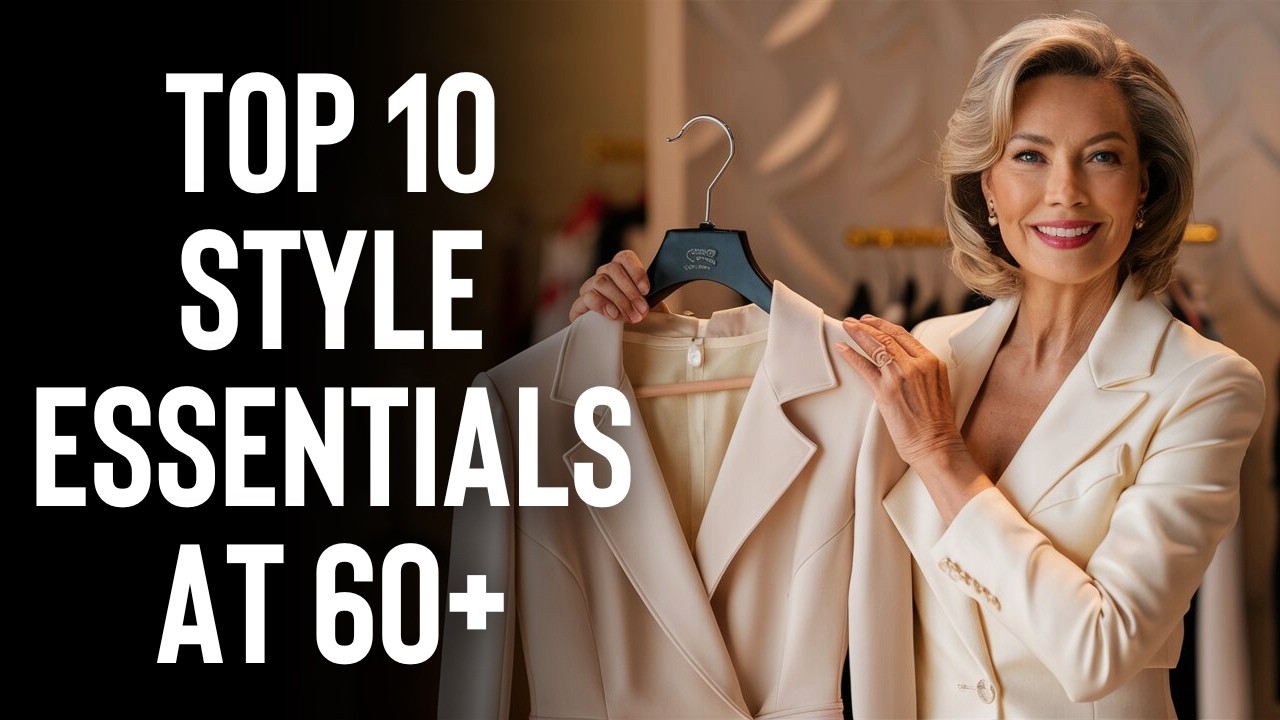 Top 10 best fashion pieces for women over 60+ - YouTube