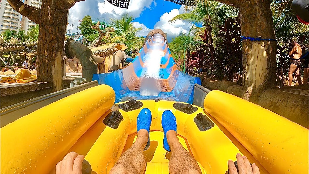 Master Blaster Waterslide at Thermas dos Laranjais - YouTube