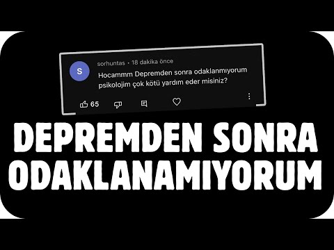 Depremden Sonra YKS'ye Odaklanamıyorum w/ @kampus