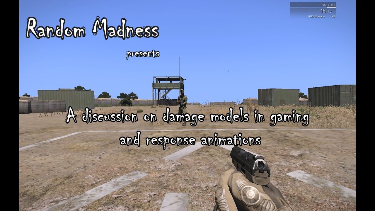 A discussion on damage models in gaming and response animations - YouTube