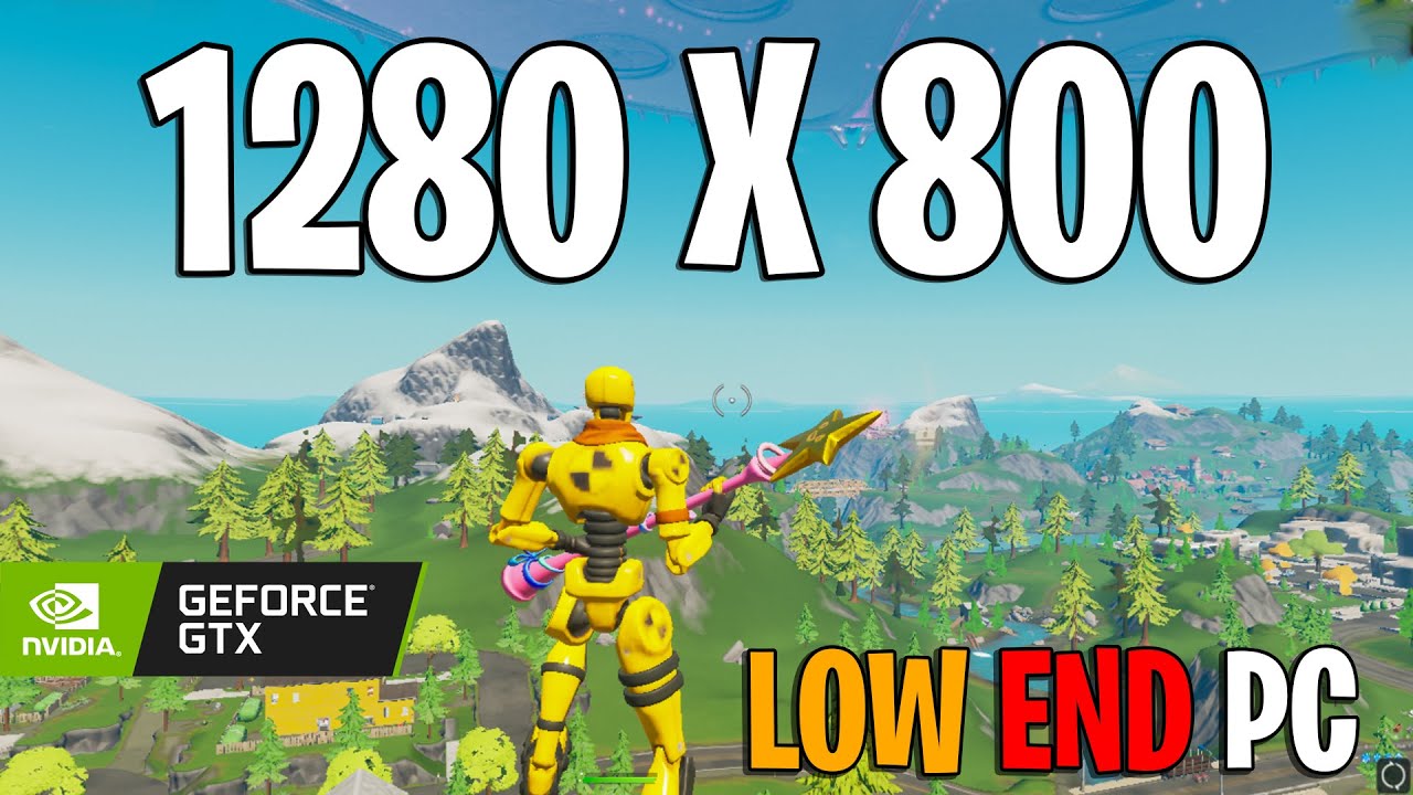 Stretched Resolution for Low End PC 1280x800 | Fortnite Chapter 2 ...