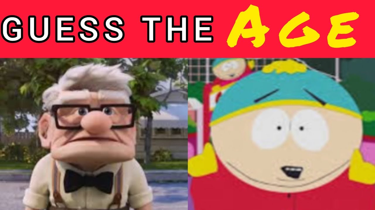 Guess the Cartoon Characters Ages Challenge | Interactive Quiz Game ...