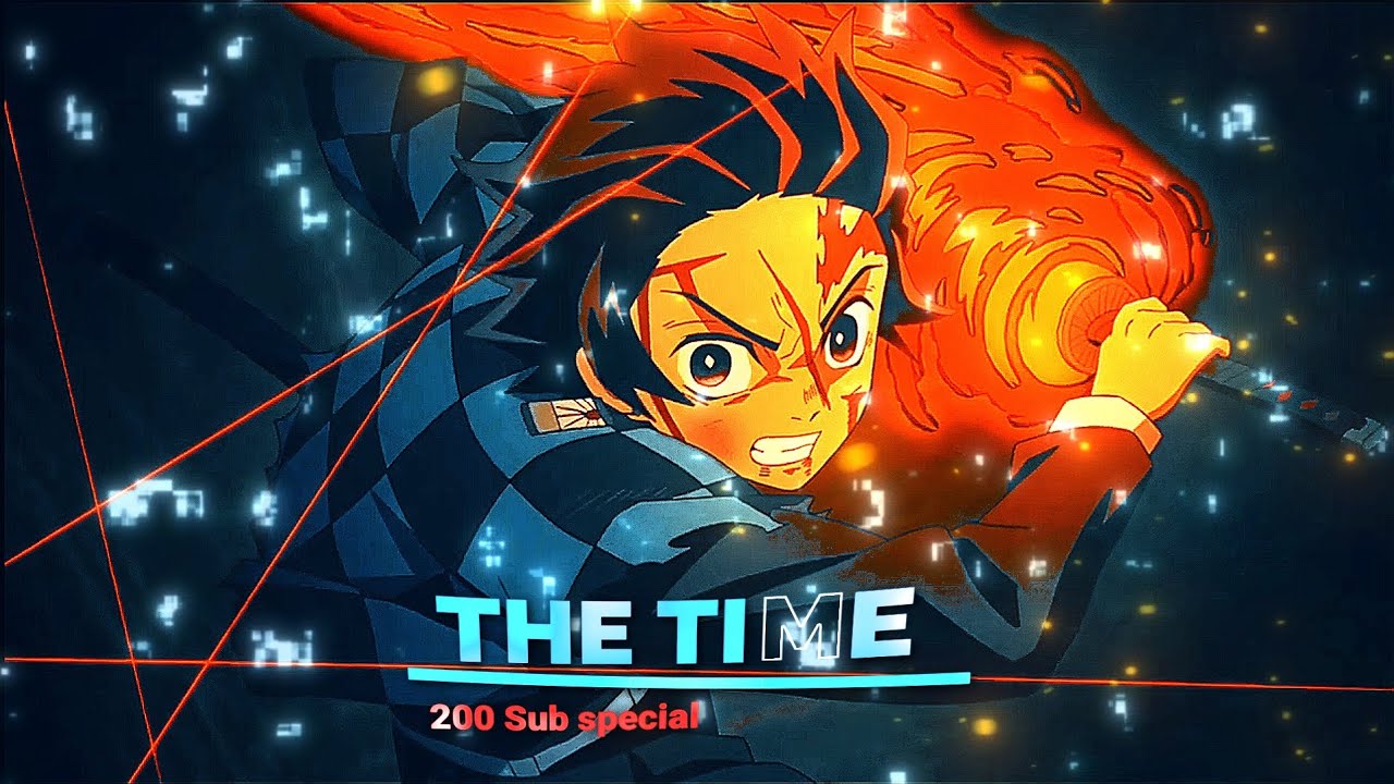 [The Time] | Tanjiro vs Rui | Demon Slayer | [Edit/Amv] | 200 sub ...