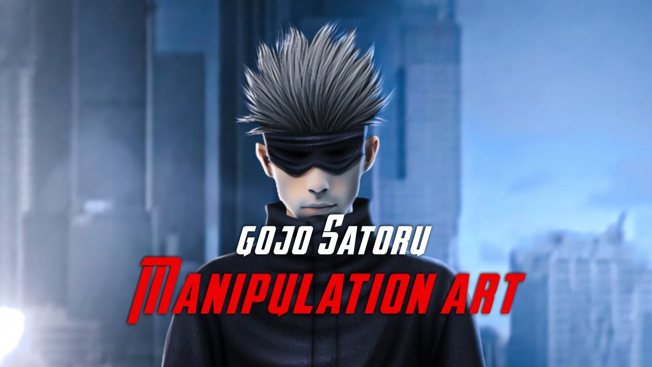 Tutorial edit GOJO SATORU from jujutsu kaisen photo manipulation in ...