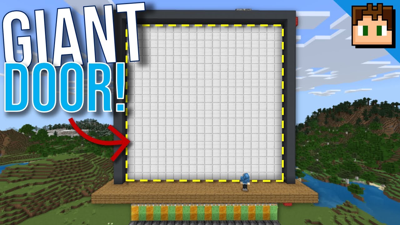 The FLYING MACHINE Door! [Minecraft Bedrock 1.20] +Tutorial - YouTube